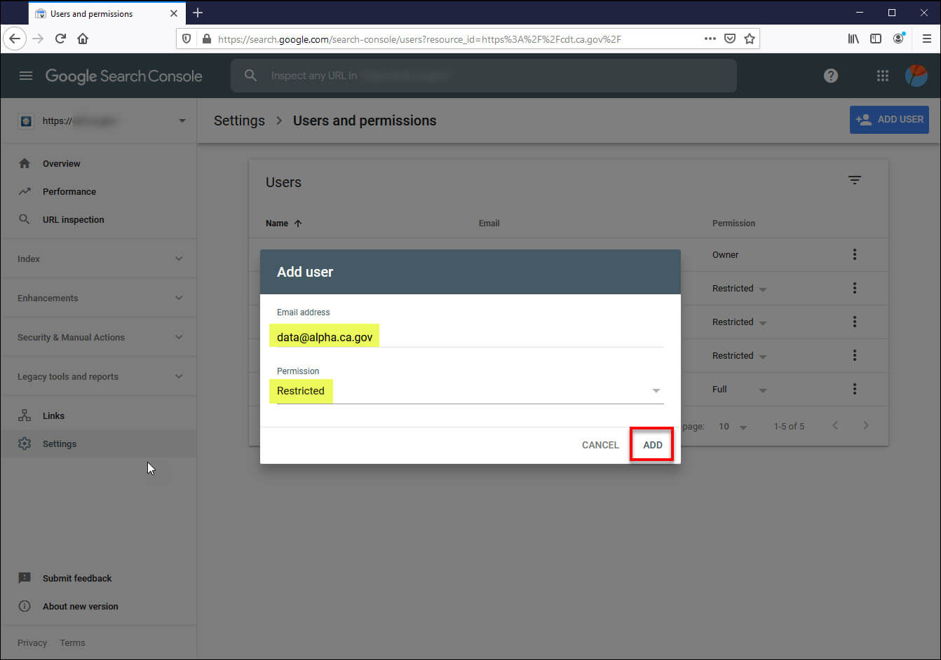 Google Search Console – Setup and User Access | Webstandards